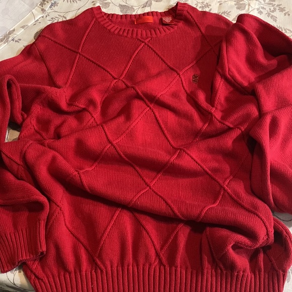 Izod | Sweaters | Vintage Izod Crest Logo Cotton Pullover Sweater ...